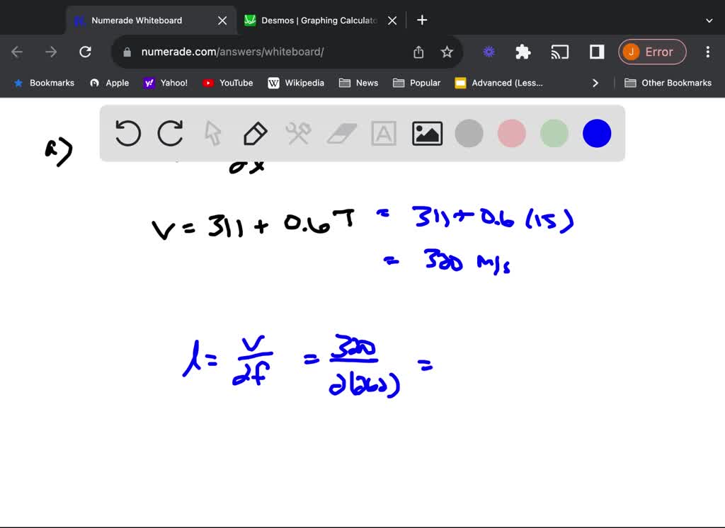 SOLVED:(a) Determine the length of an open organ pipe that emits middle C(262 Hz) when the ...