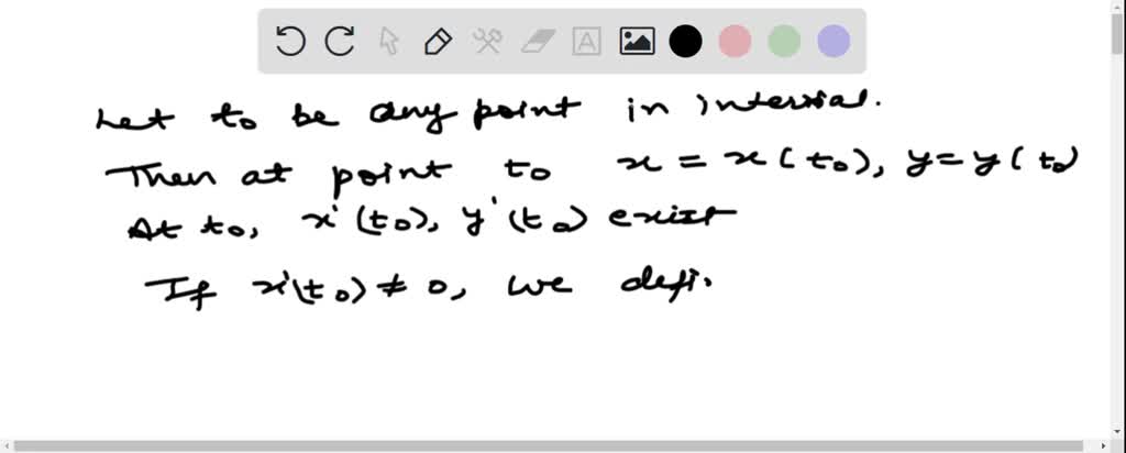 SOLVED:Suppose a parametric curve is given by parametric equations x=x ... SOLVED:Suppose a parametric curve is given by parametric equations x=x ...