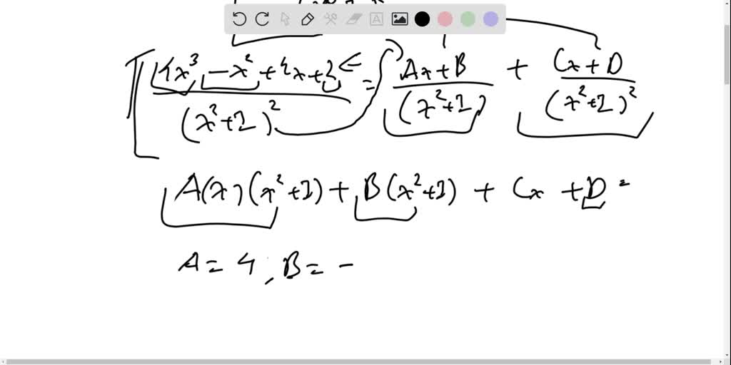 SOLVED:Find the partial fraction decomposition. \frac{4 x^{3}-x^{2}+4 ...