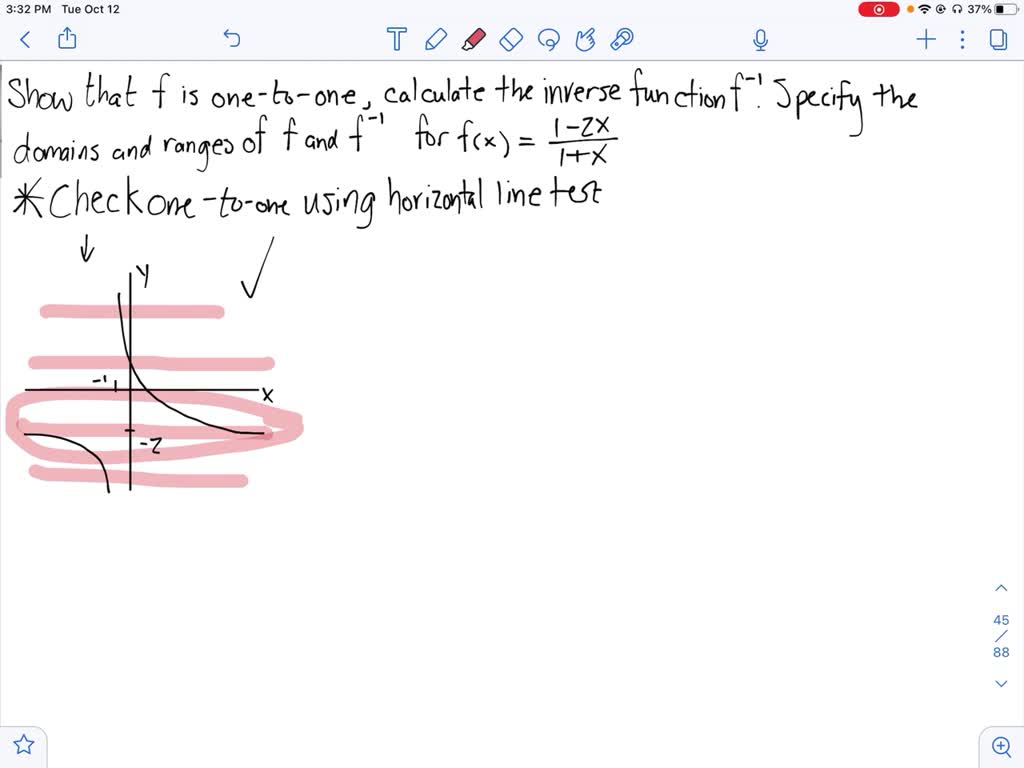 SOLVED:Show that the functions f in Exercises 1-12 are one-to-one, and ...