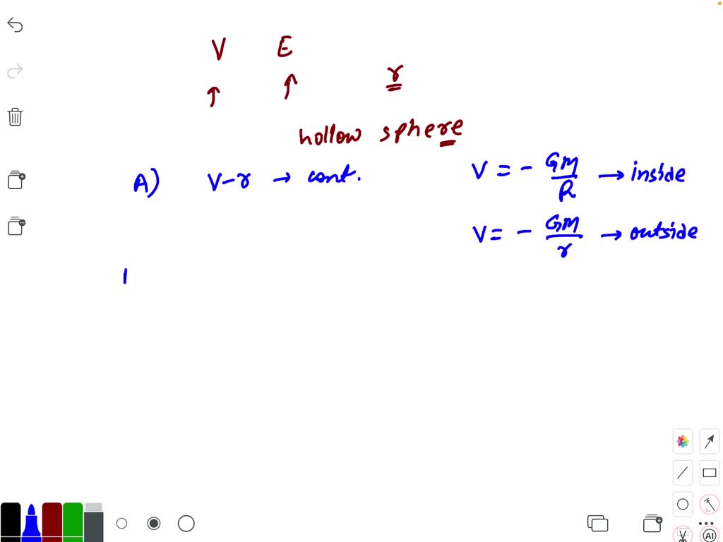 SOLVED:Let V and E be the gravitational potential an gravitational ...