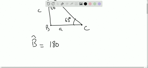 SOLVED:Solving a Triangle Sketch each triangle, and then solve the ...