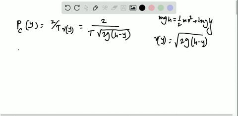 SOLVED:a. Derive an expression for the classical probability density ...
