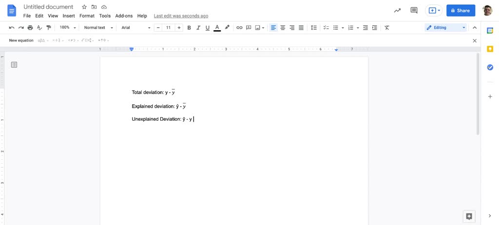 SOLVED:Explain what is meant by total deviation, explained deviation ...