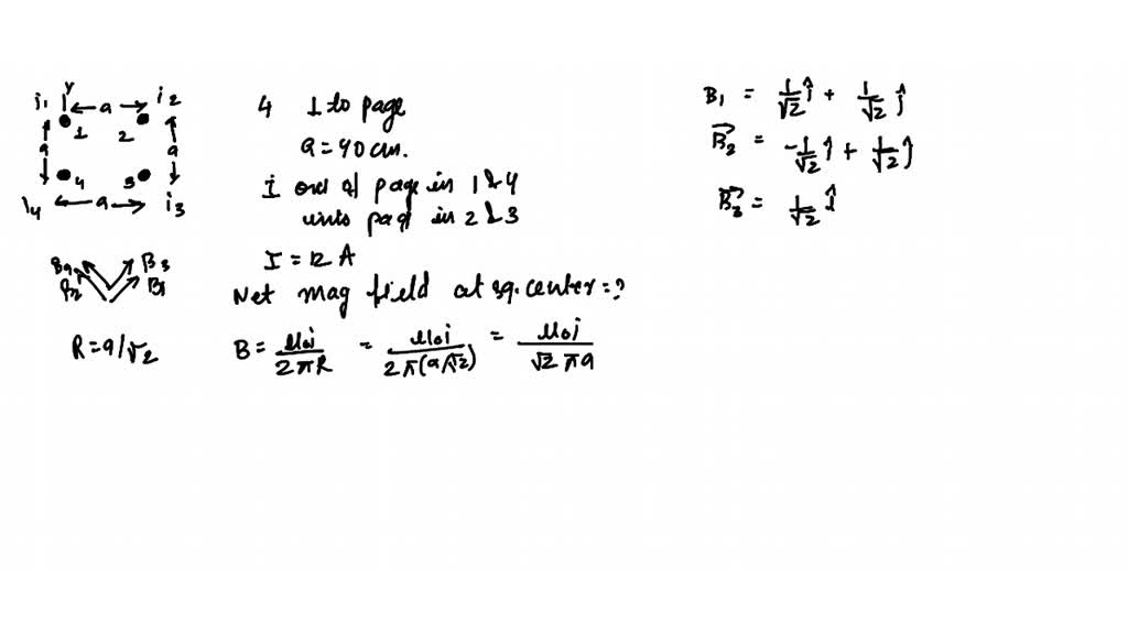 A wire shaped to a regular hexagon of side 2 cm carries a current of 2A ...
