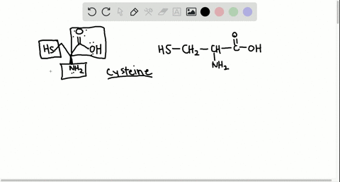 SOLVED:Following is a structural formula for the amino acid cysteine ...