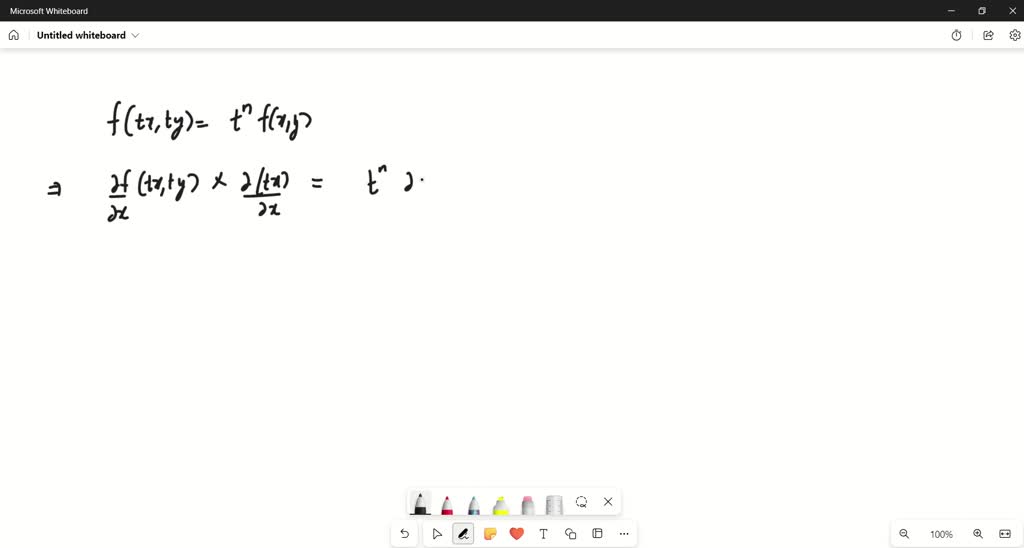 Homogeneous Functions A Function F Is Called Homogeneous Of Degree N If 4286