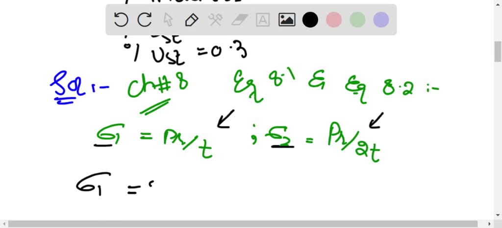 SOLVED: A spherical pressure vessel designed using steel at 97% joint ...