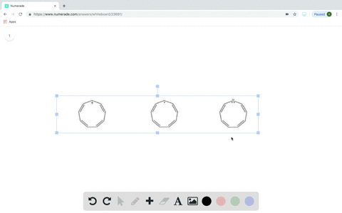 SOLVED:Use the inscribed polygon method to show the pattern of molecular orbitals in 1,3,5,7 ...