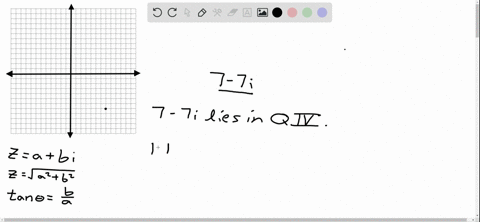 SOLVED:State the quadrant of each complex number, then write it in trigonometric form.Answer in ...