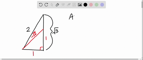 SOLVED:Name the standard ratio of the sides for a 45-45-90 and 30-60-90 ...