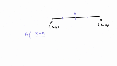 Use the Midpoint Formula three times to find the three points that divide the line segment ...