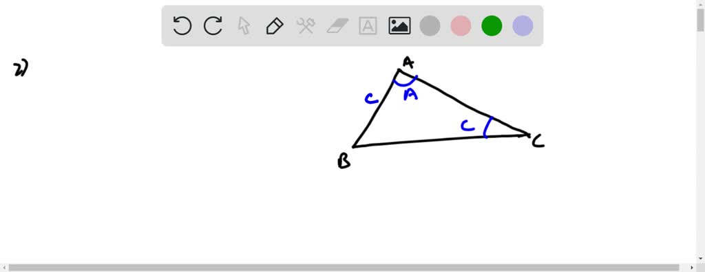 Assume triangle ABC has standard labeling and com…