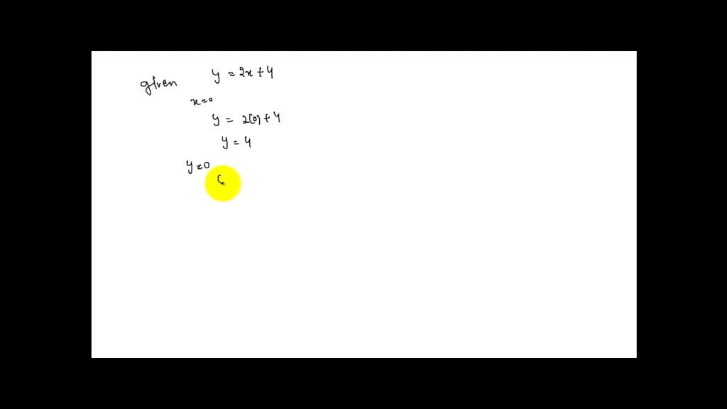 SOLVED A State The X And Y intercepts b Use The Intercept