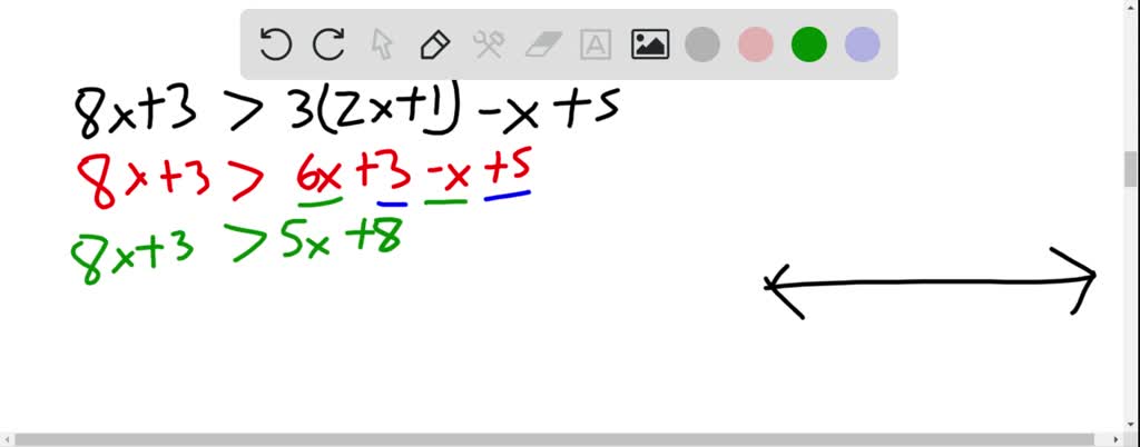 SOLVED:Use both the addition and multiplication properties of inequality to solve each ...
