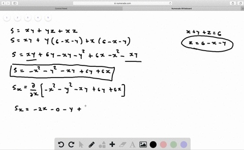 SOLVED:Find the maximum of Q = xy if x + y = 2.