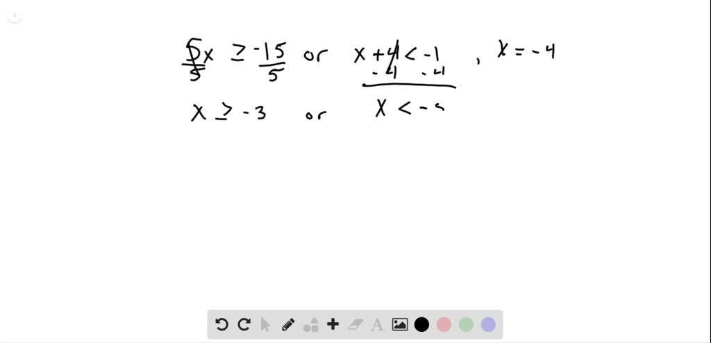 Find the values of x that satisfy the inequality