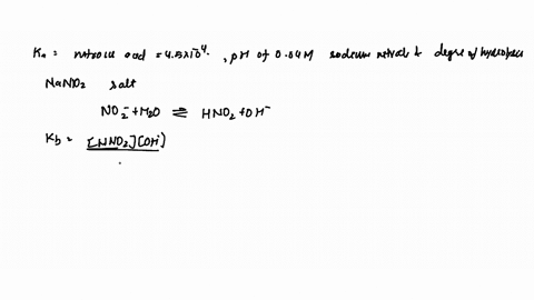 SOLVED:The pH of 0.1 M solution of cyanic acid (HCNO) is 2.34 ...