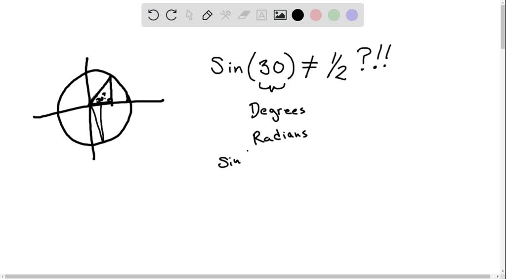 SOLVED The Value Of Sin30 Is Not 1 2 Why Is This True 
