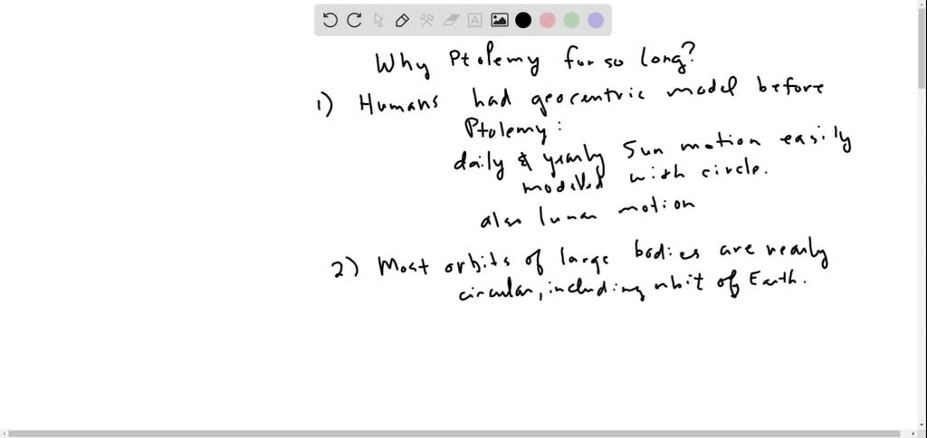 SOLVED:The Ptolemaic Model. This chapter gives only a very brief ...