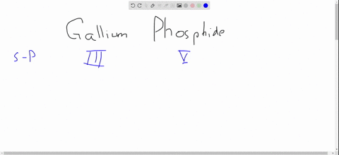 SOLVED:Gallium phosphide is used in solar energy conversion, and it ...