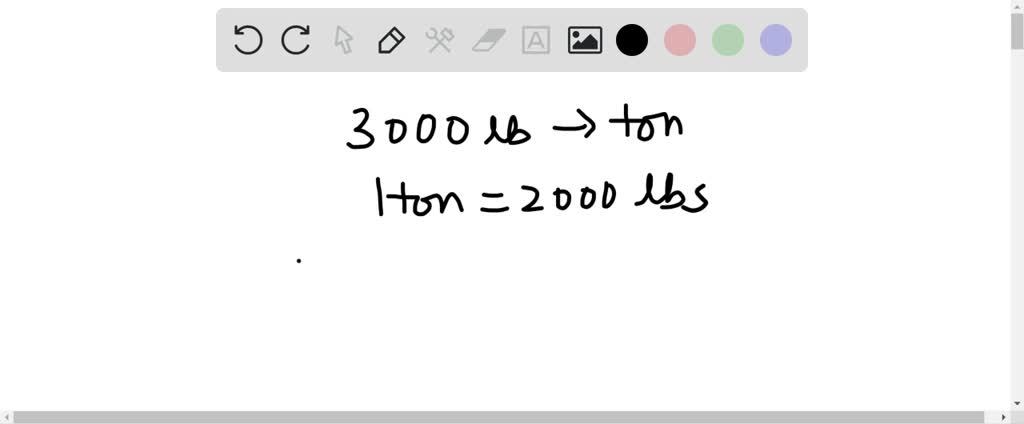 SOLVED:Convert the units of weight. (See Example 6.) 3000 lb=ton