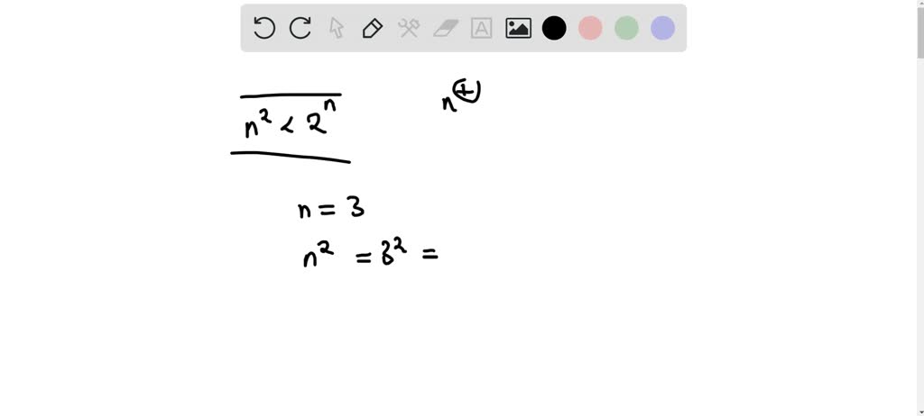 SOLVED:Disprove the statement: For every positive integer n, n^2 ≤2^n In Exercises 27-3 L A=(s1 ...