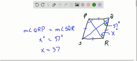 ⏩SOLVED:ERROR ANALYSIS Quadrilateral PQRS is a rhombus. Describe and… | Numerade