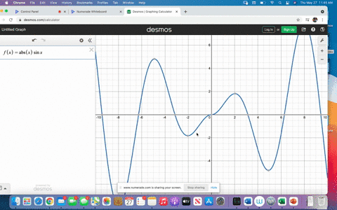 SOLVED:Identifying Damped Trigonometric Functions, match the function ...