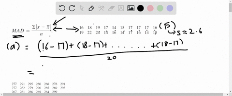 SOLVED:Using MAD to measure variability The standard deviation is the ...