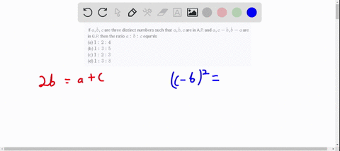 ⏩SOLVED:If a, b, c are three distinct numbers such that a, b, c are… | Numerade