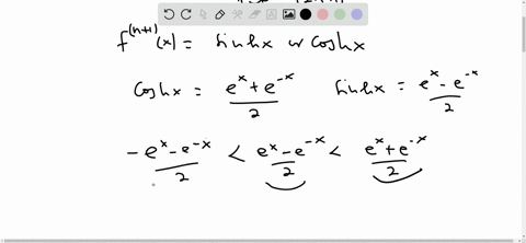 SOLVED:Prove that the series obtained in Exercise 9 represents sinh x ...