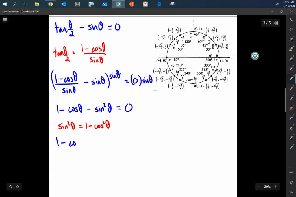 43-52 Uso de fórmulas de ángulo doble o de semiángulo Use una fórmula ...