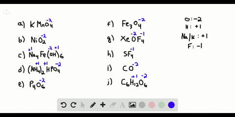 SOLVED:Assign oxidation states for all atoms in each of the following ...