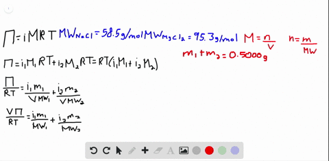 SOLVED: A solid mixture contains MgCl2 and NaCl . When 0.5000 g of this solid is dissolved in ...