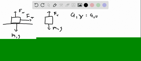 (II) Figure 4-49 shows a block (mass mA ) on a smooth horizontal ...