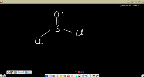 SOLVED:Thionyl chloride, SOCl2, has the following structure. Which bond ...
