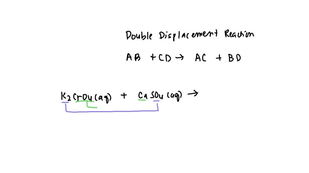 SOLVED: Write a chemical equation for the reaction of aqueous solutions ...