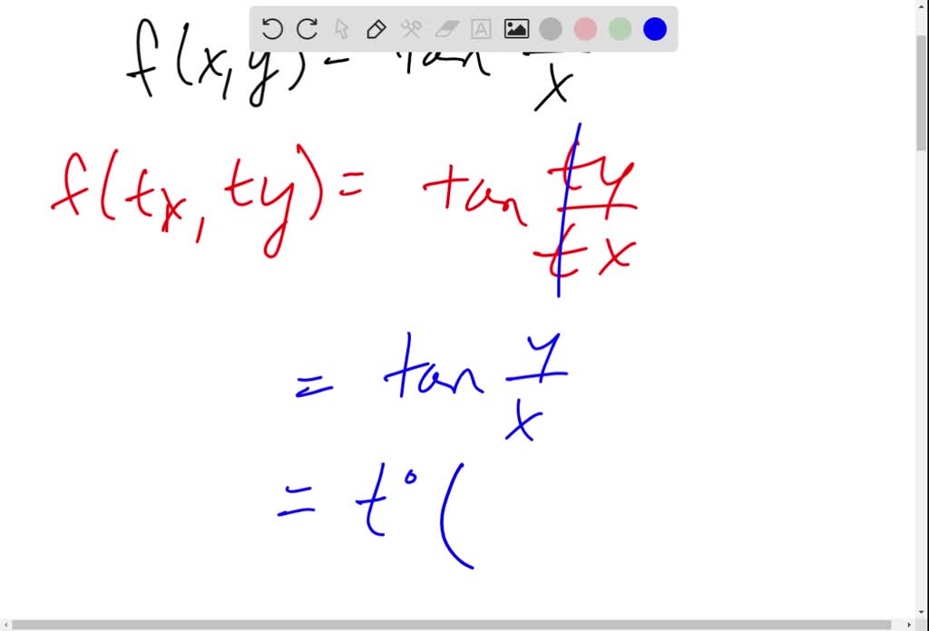 Solved Determine Whether The Function Is Homogeneous And If It Is Determine Its Degree A