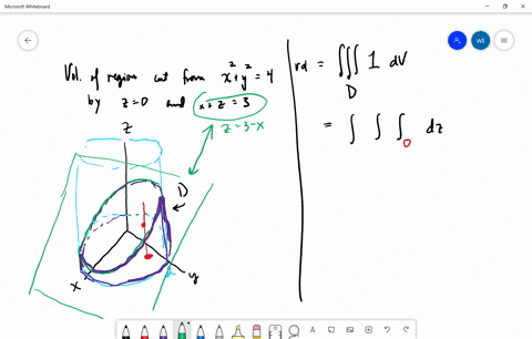 SOLVED:The region in the first octant bounded by the coordinate planes ...