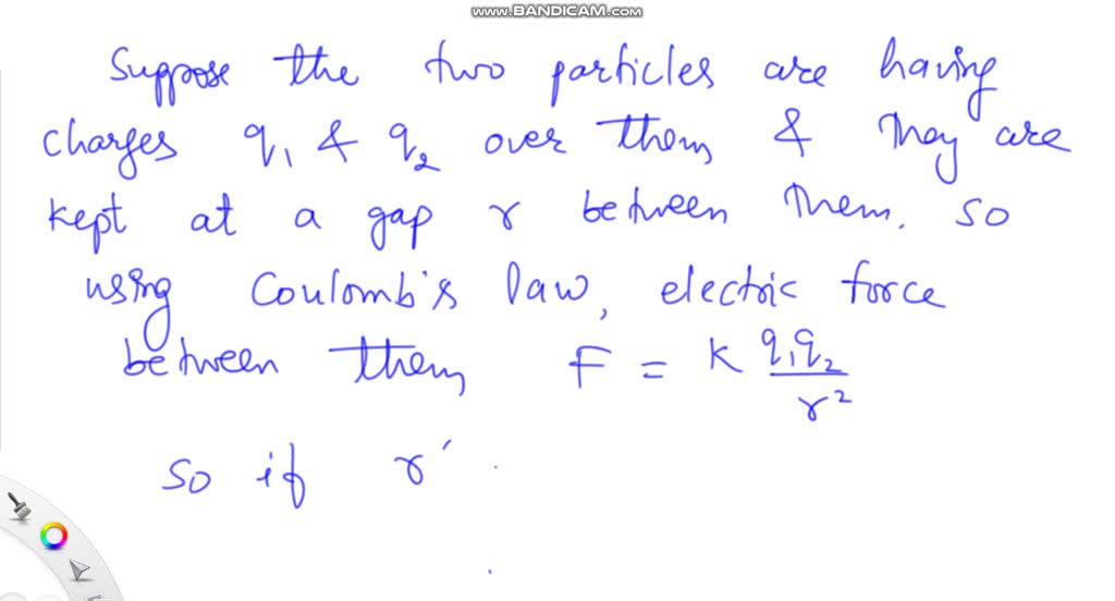 How does the magnitude of electrical force between a pair of charged ...
