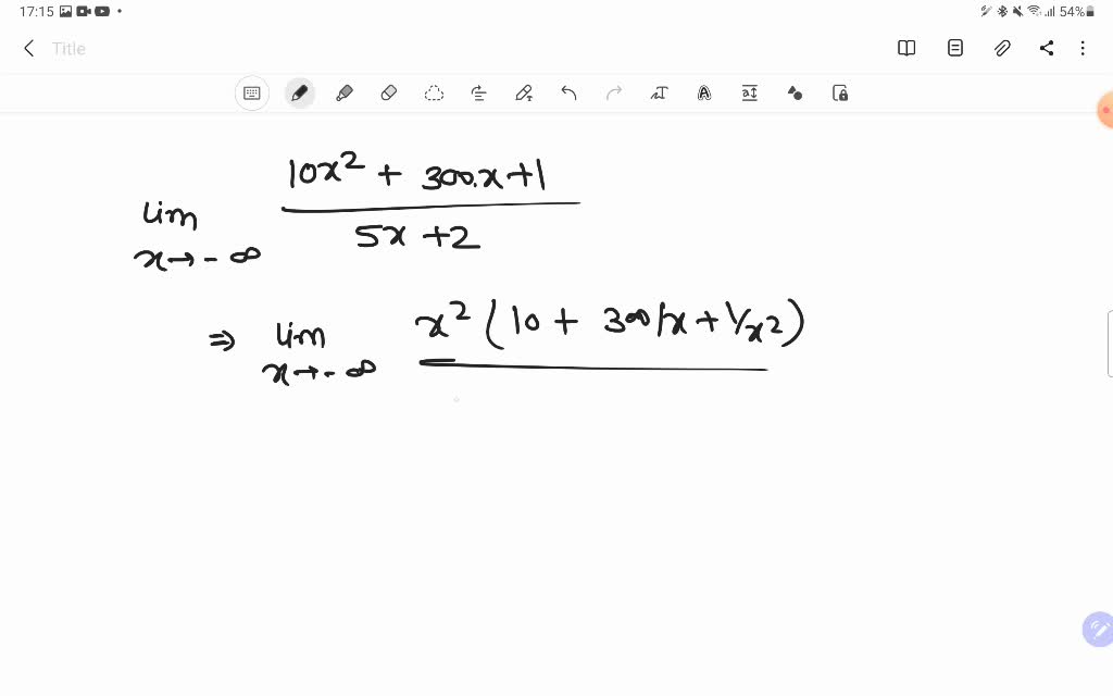 Solved Calculate The Limits In Exercises 21 72 Algebraically If A Limit Does Not Exist Say Why