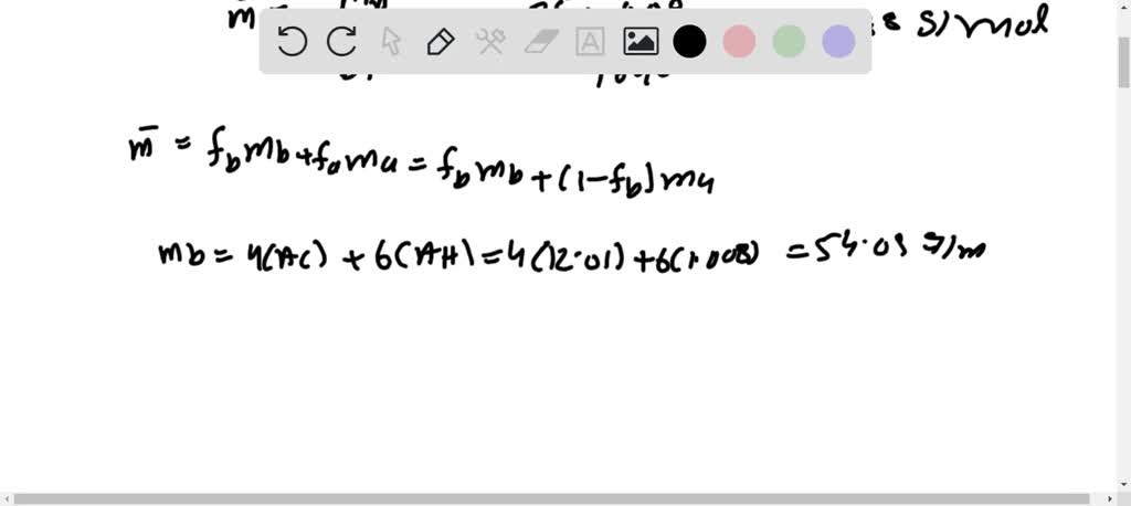 (a) Determine the ratio of butadiene to acrylonitrile repeat units in a ...