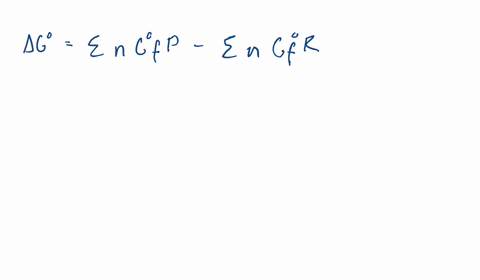 ⏩SOLVED:Use the values for ΔGf^∘ in Appendix 1 to calculate Ks p for… | Numerade