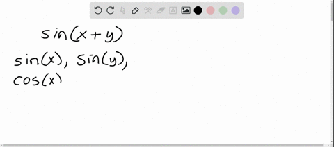 ⏩SOLVED:If we know the values of the sine and cosine of x and y, we ...