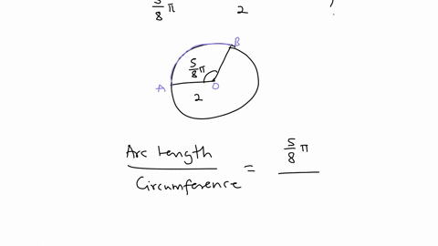SOLVED:In Exercises 1-4, the angle lies at the center of a circle and subtends an arc of the ...