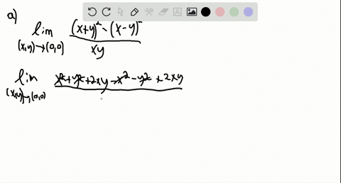 ⏩SOLVED:Compute the iterated limits at (0,0) of each of the… | Numerade