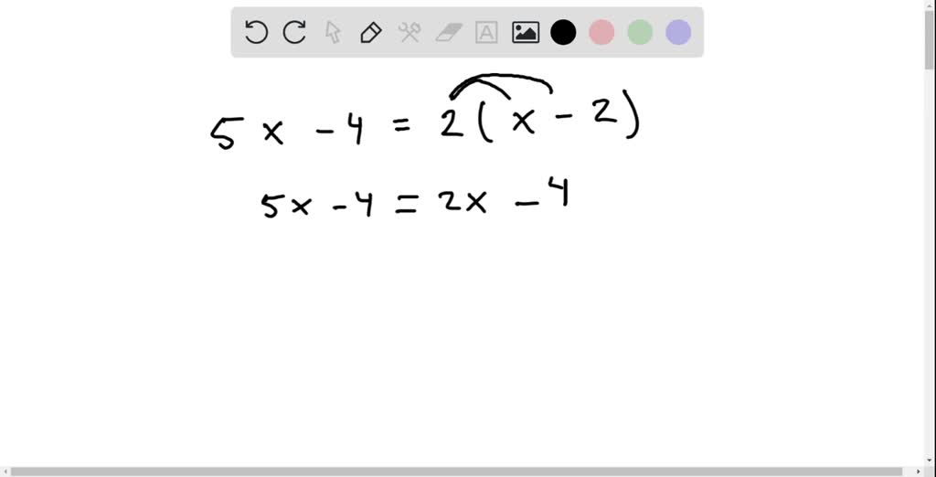 SOLVED Solve 5 2x 4 2 x 4 