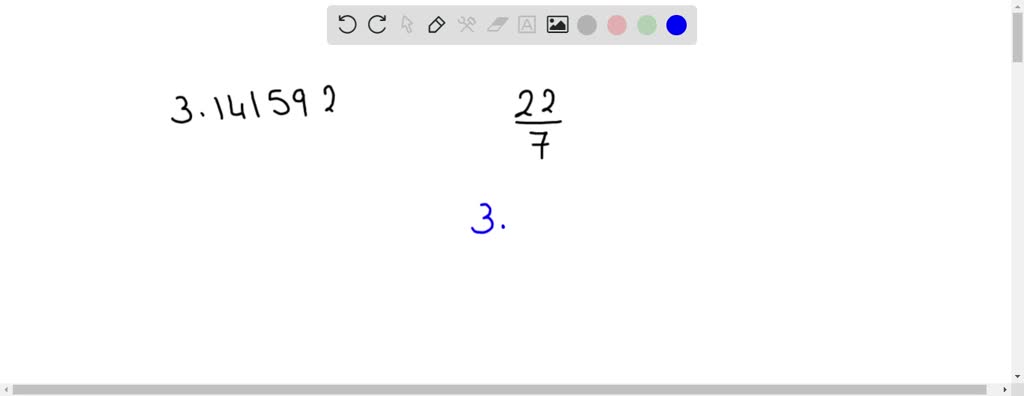 SOLVED:The decimal expansion of πbegins 3.141592653589 . The bar graph ...