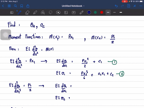 The bar is supported by a roller constraint at B, which allows vertical ...